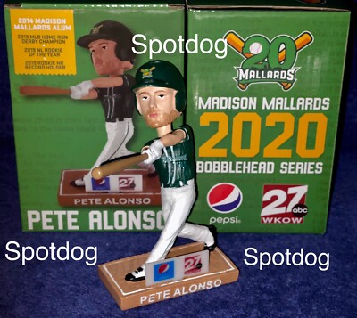 Pete Alonso Madison Mallards Bobblehead 2020 New In Box | eBay