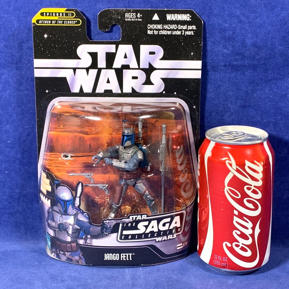 New - JANGO FETT - Star Wars SAGA COLLECTION Figure 020 EPISODE II ...