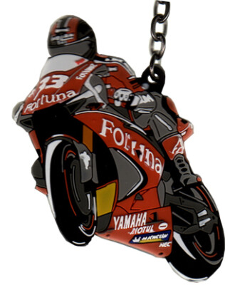 Officially Licensed MotoGP Key Ring Marco Melandri #33 Wheelie Keychain ...