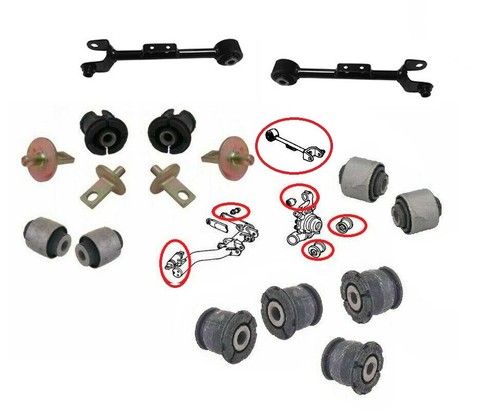 Rear Control Trailing Arm Axle Bushes Bushings for Honda CR-V CRV 2002 ...