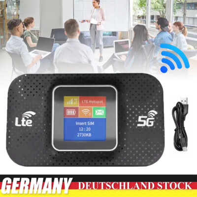 5G LTE Tragbare Mobiler Wireless WLAN Router Hotspot WiFi Modem SIM ...