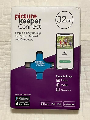 Picture Keeper Connect 32 GB Photo Video Contact Backup Drive Android ...