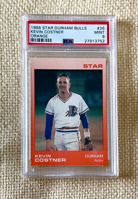 Kevin Costner - Crash Davis 1988 STAR - Bull Durham Bulls - ORANGE ...