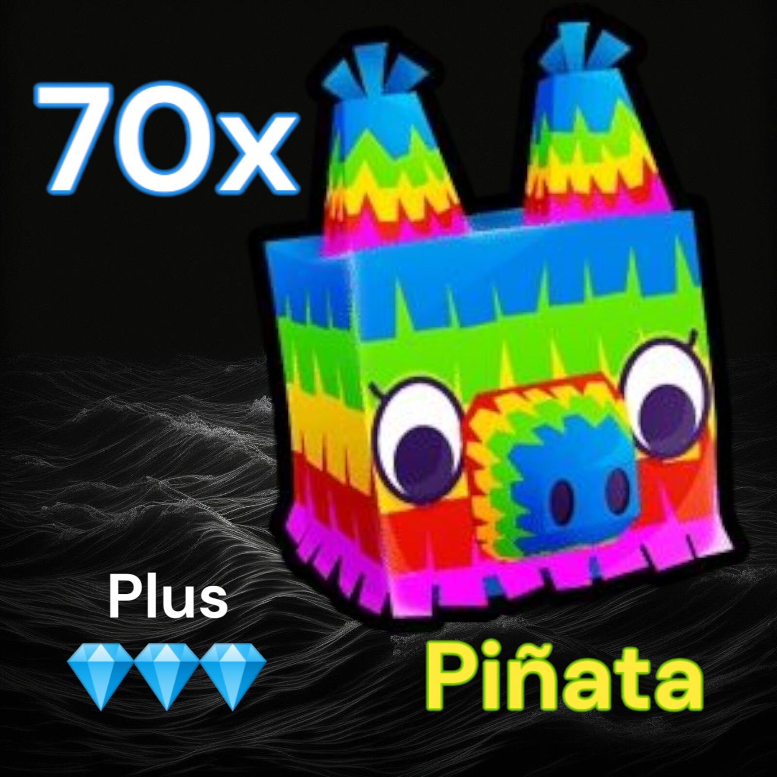 Pet Simulator 99. 70x Pinata and 500k Diamonds. PS99. Same Day | eBay