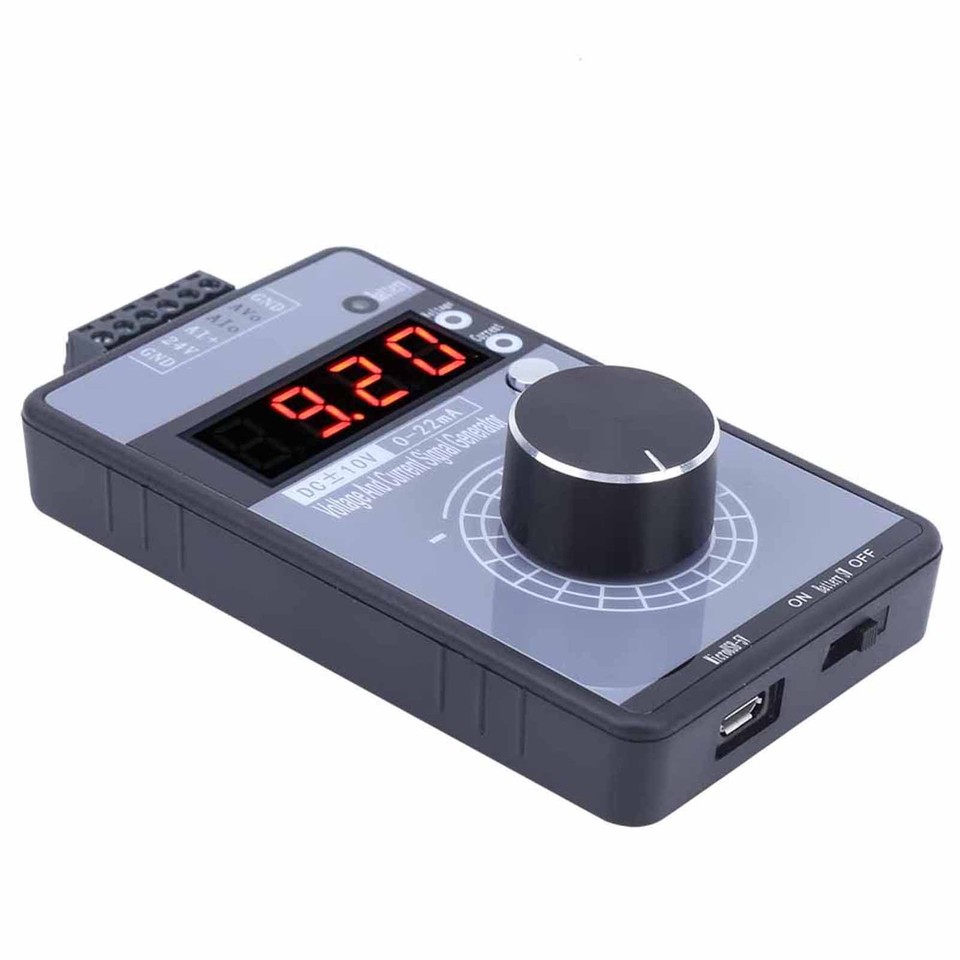 Hand‑Held 0‑10V 0‑22mA Digital Voltage Current Signal Generator ...