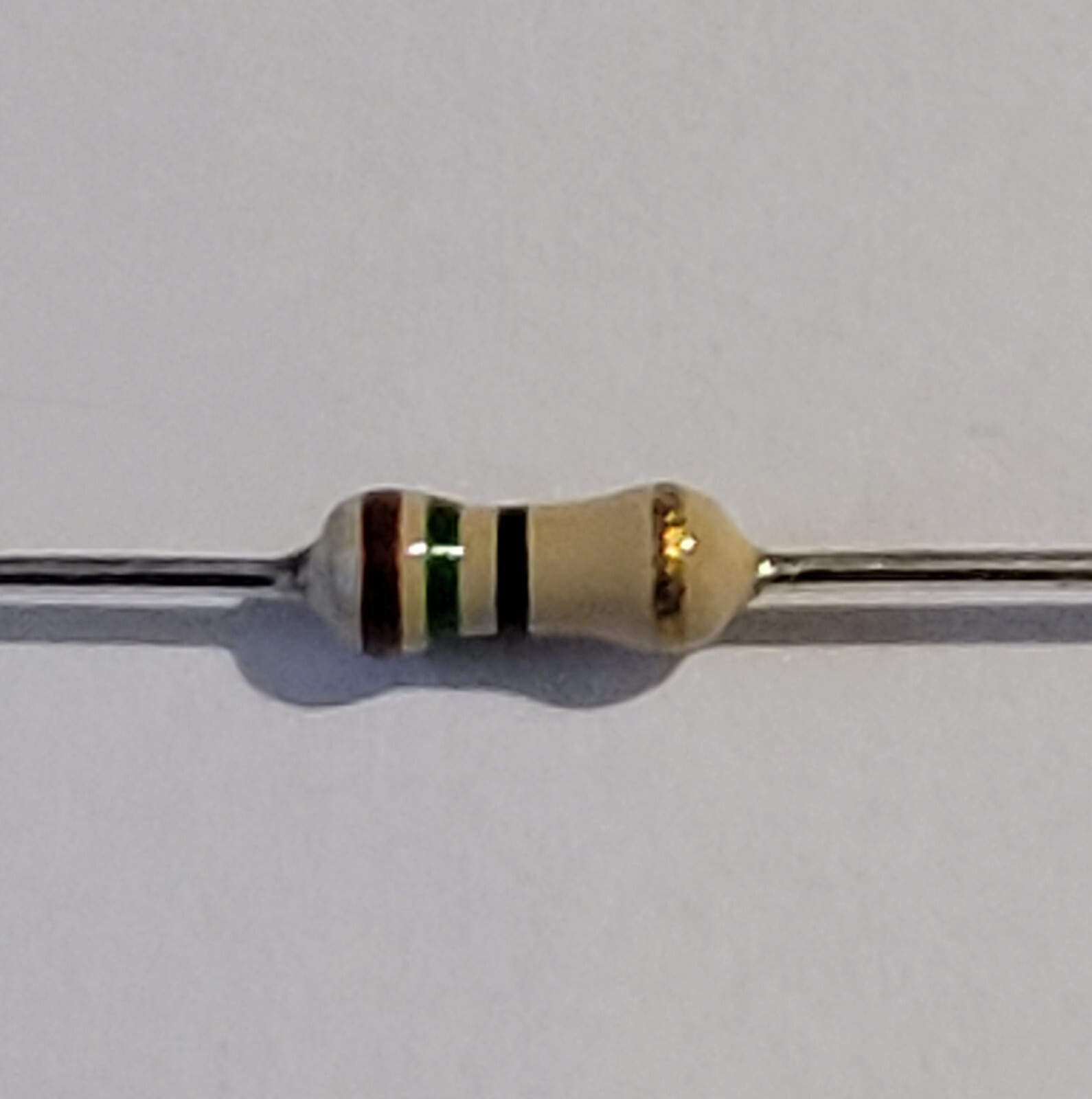 15 Ohm Resistors, 1/4 W, 5% (Pack of 25) Bands are Brown-Green-Black ...