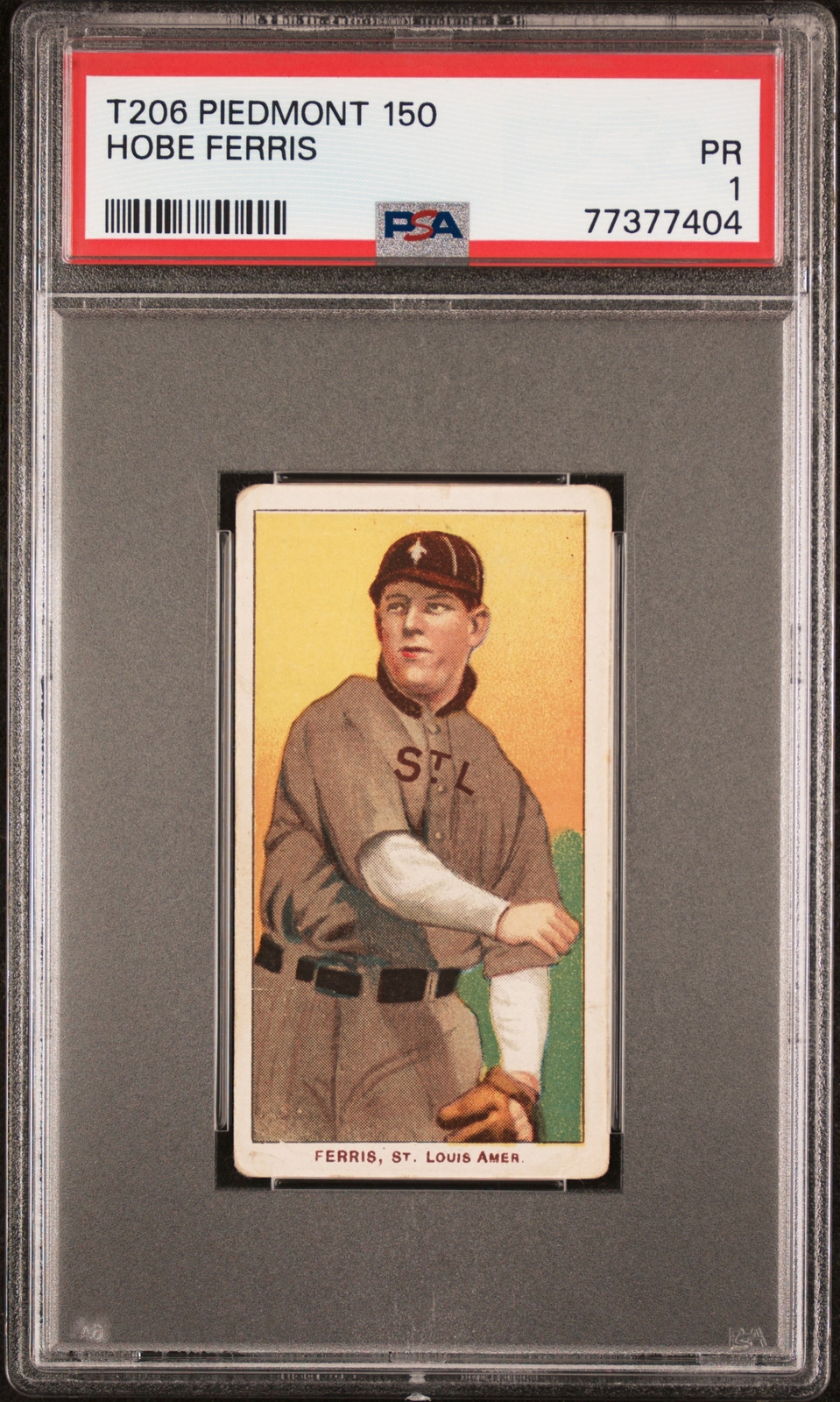 1909 T206 Hobe Ferris PSA 1 PR Piedmont 150 / 25 Baseball Card | eBay