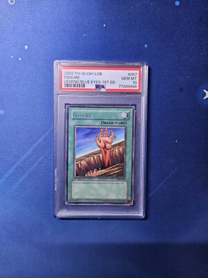 yugioh lob-057 fissure 1st edition 2002 psa10 | eBay