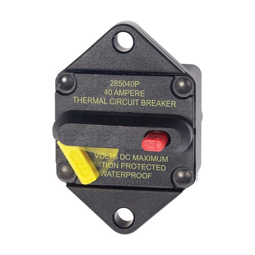 Blue Sea Systems 285 Series 40 Amp Circuit Breaker BS-7082 632085070823 ...