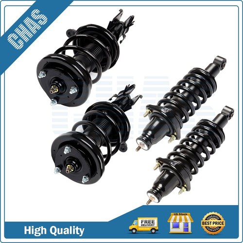 Quick Complete Struts Front Rear For Honda Civic Shocks & Coil Spring ...