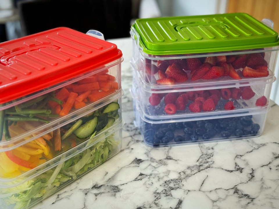 Food Storage Containers Multi Purpose Plastic Meal Lunch Box Clip Lock ...