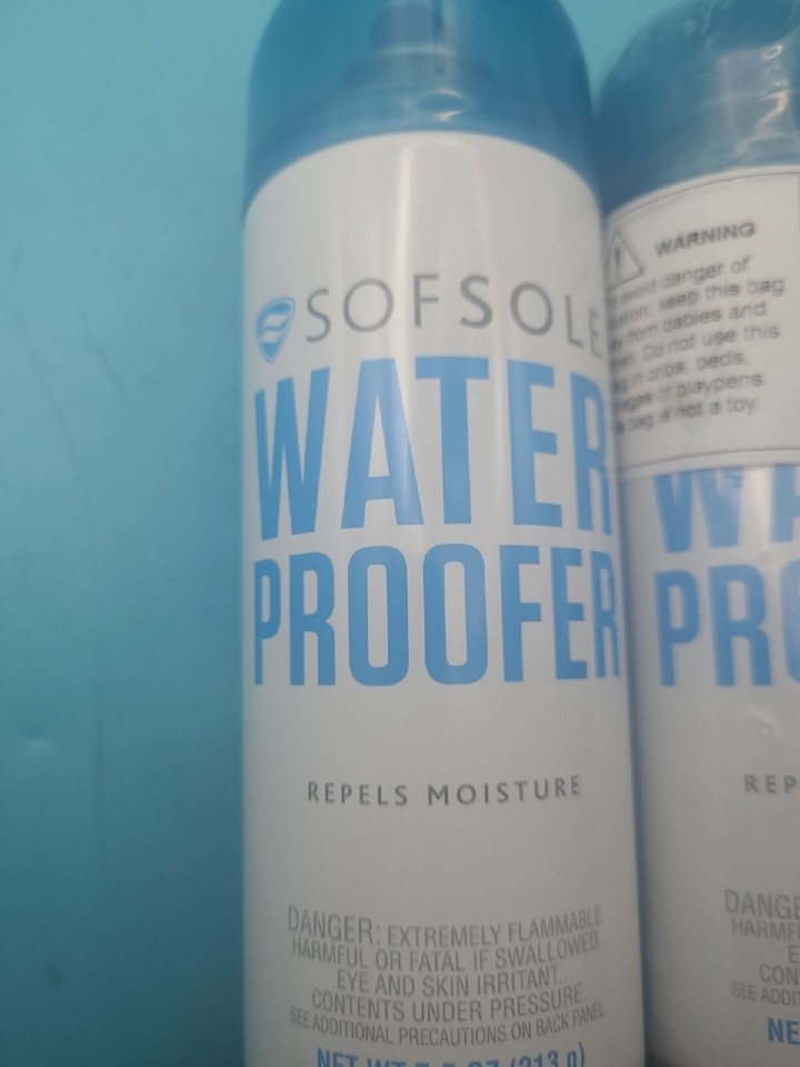 2 X Sof Sole Water Proofer Spray for Shoes, Boots, and Jackets | eBay