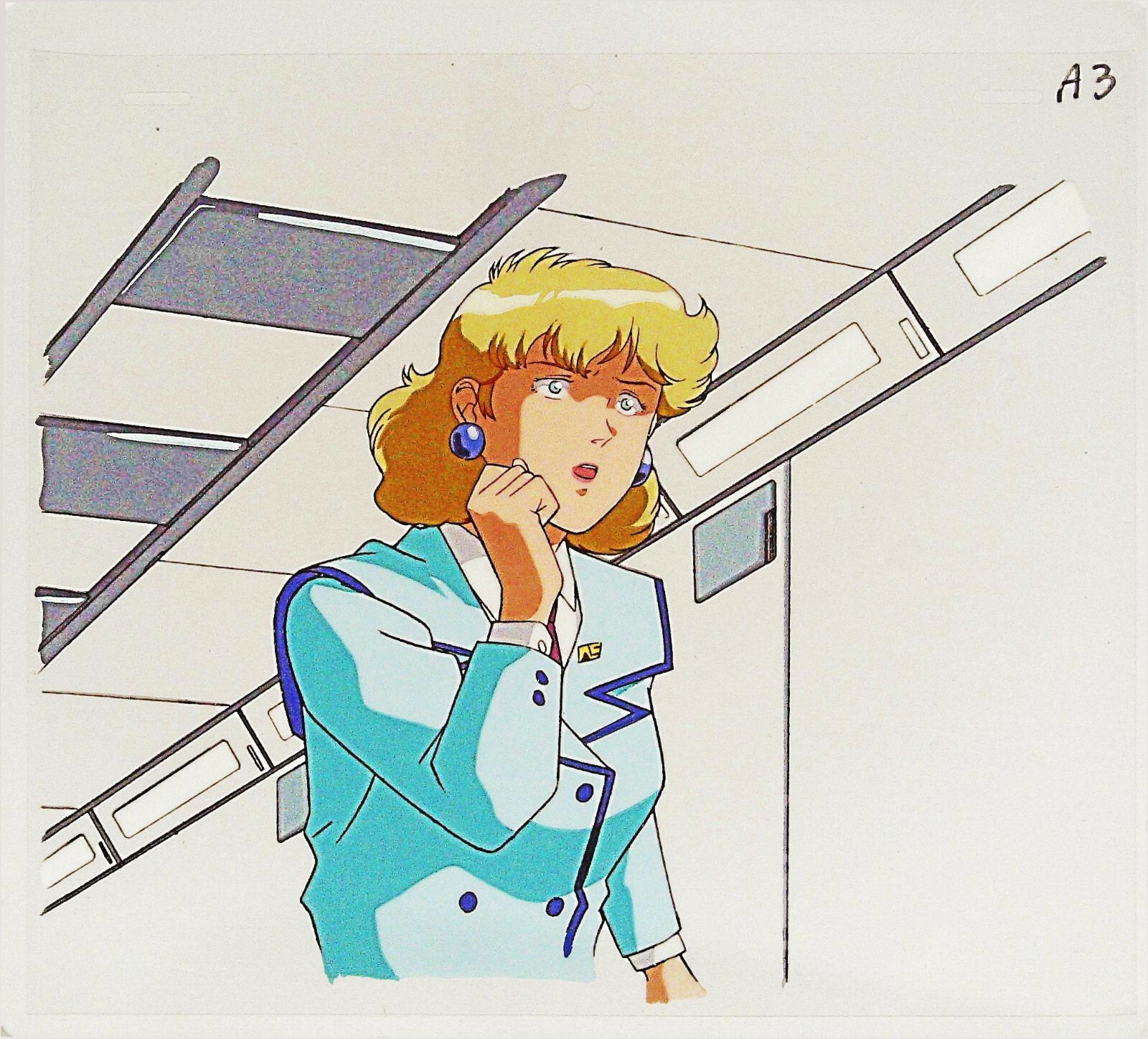 GUNDAM 0083 STARDUST MEMORY NINA PURPLETON ANIME PRODUCTION CEL 3 | eBay