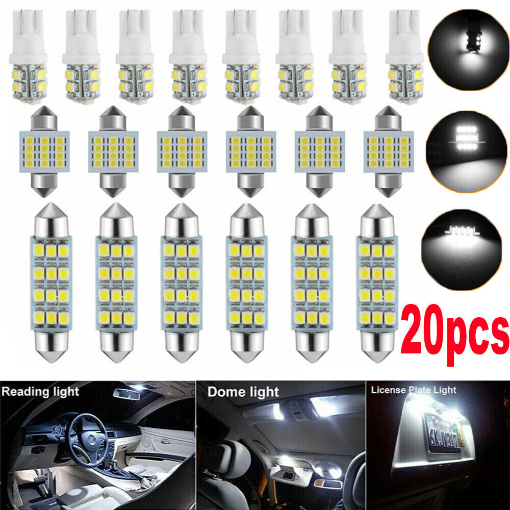 CAR LED INTERIOR LIGHTS BULBS KIT FOR CAR TRUNK DOME LICENSE PLATE ...