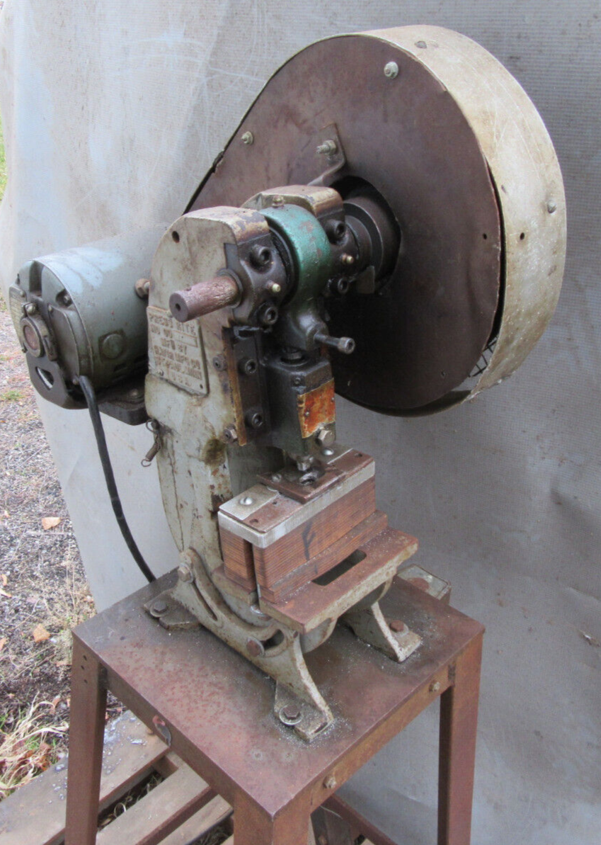 2 Ton Press Rite No. 00 Bench Top Small OBI Stamping Punch Press 1 PH W ...