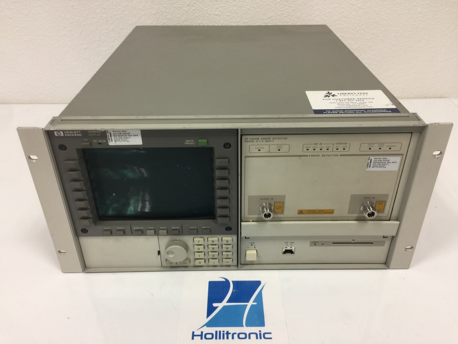 HP Hewlett Packard 70004A Mainframe Display Unit + 70842B Error ...