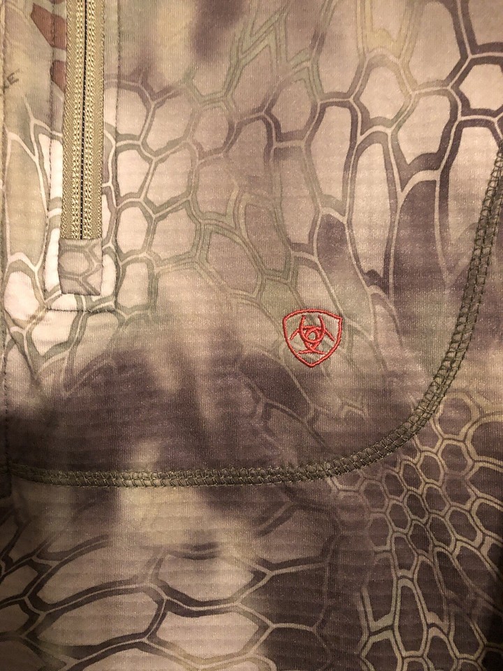 Ariat Kryptek Mandrake 1/4 Zip Pullover Camo Medium. New Without Tags ...