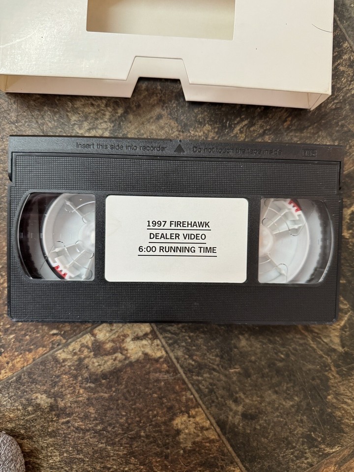 1997 Pontiac Firebird Firehawk Dealer Video Sales Vhs In Box Slp ...