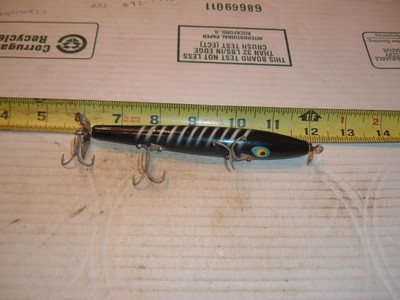 VINTAGE WOOD SMITHWICK DEVIL HORSE 5 1/2" LONG FISHING LURE | eBay