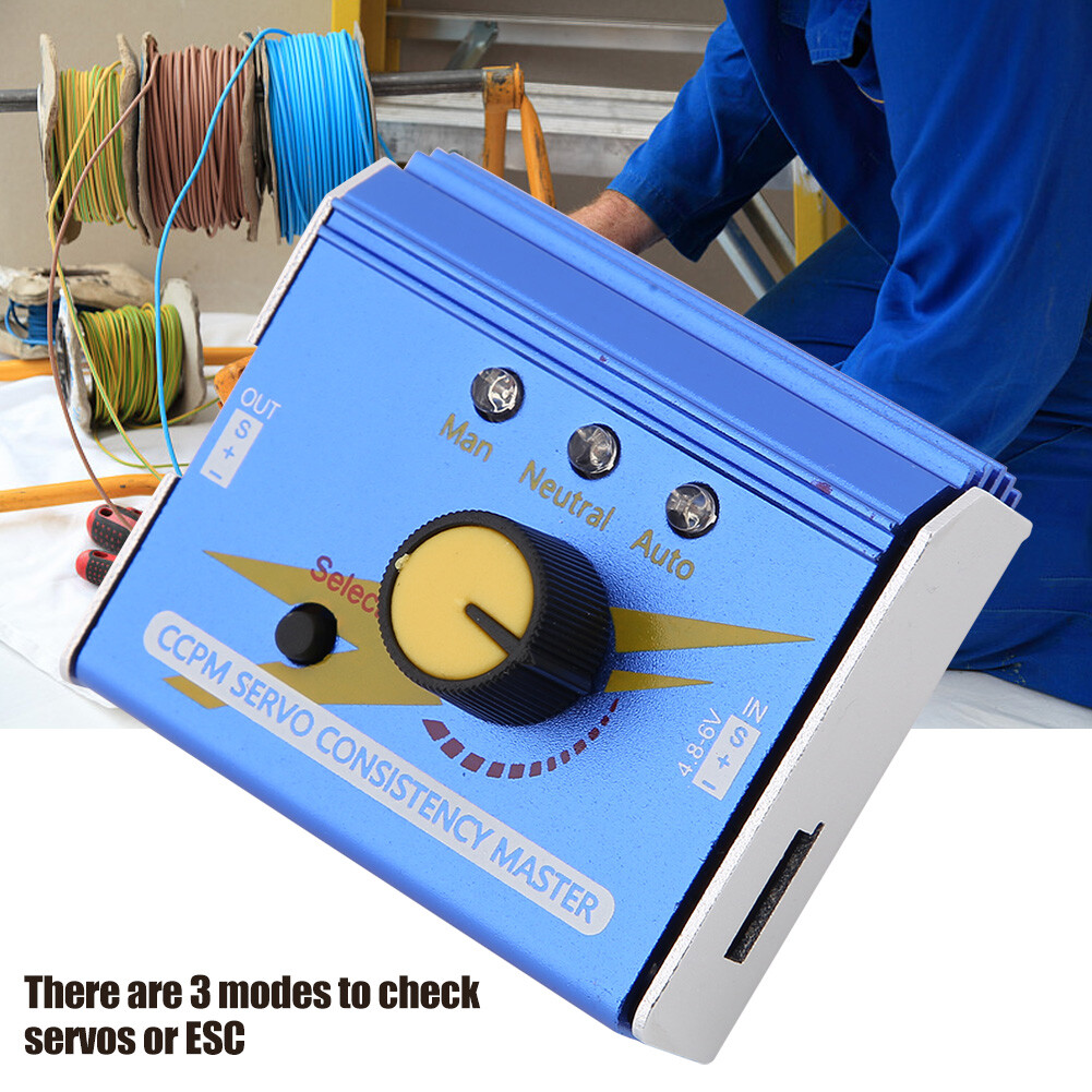 3CH ESC Servo Tester CCPM Consistency Master Checker Tester For RC ...