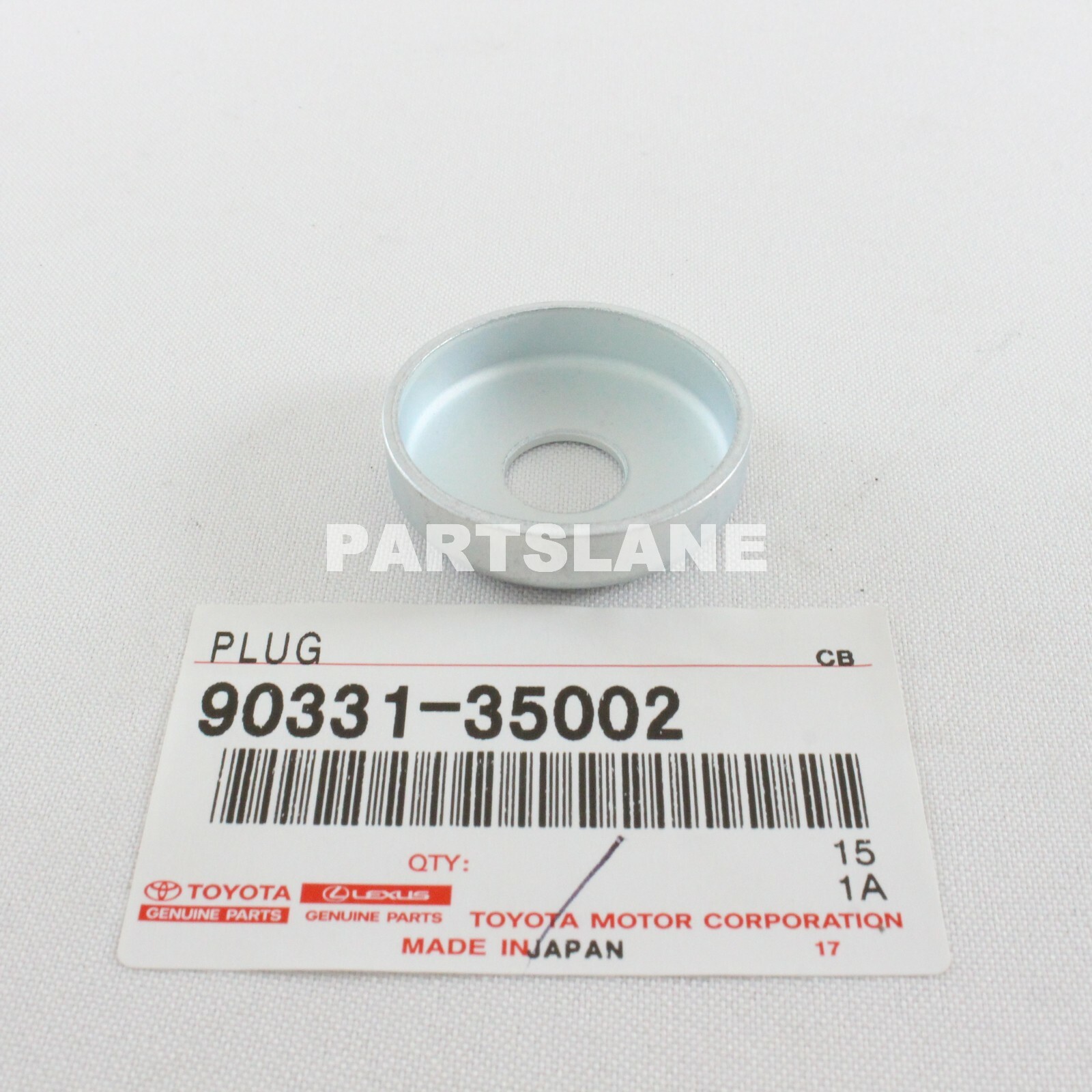 9033135002 Genuine Toyota PLUG TIGHT NO.1(FOR CYLINDER BLOCK) 90331 ...