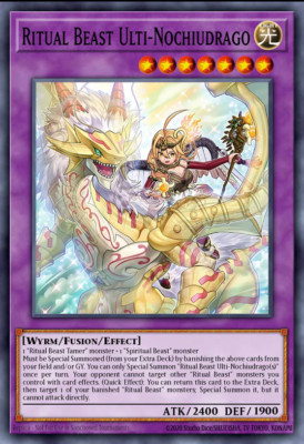 Ritual Beast Ulti-Nochiudrago BLTR-EN018 Secret Rare - NM - YUGIOH TCG ...