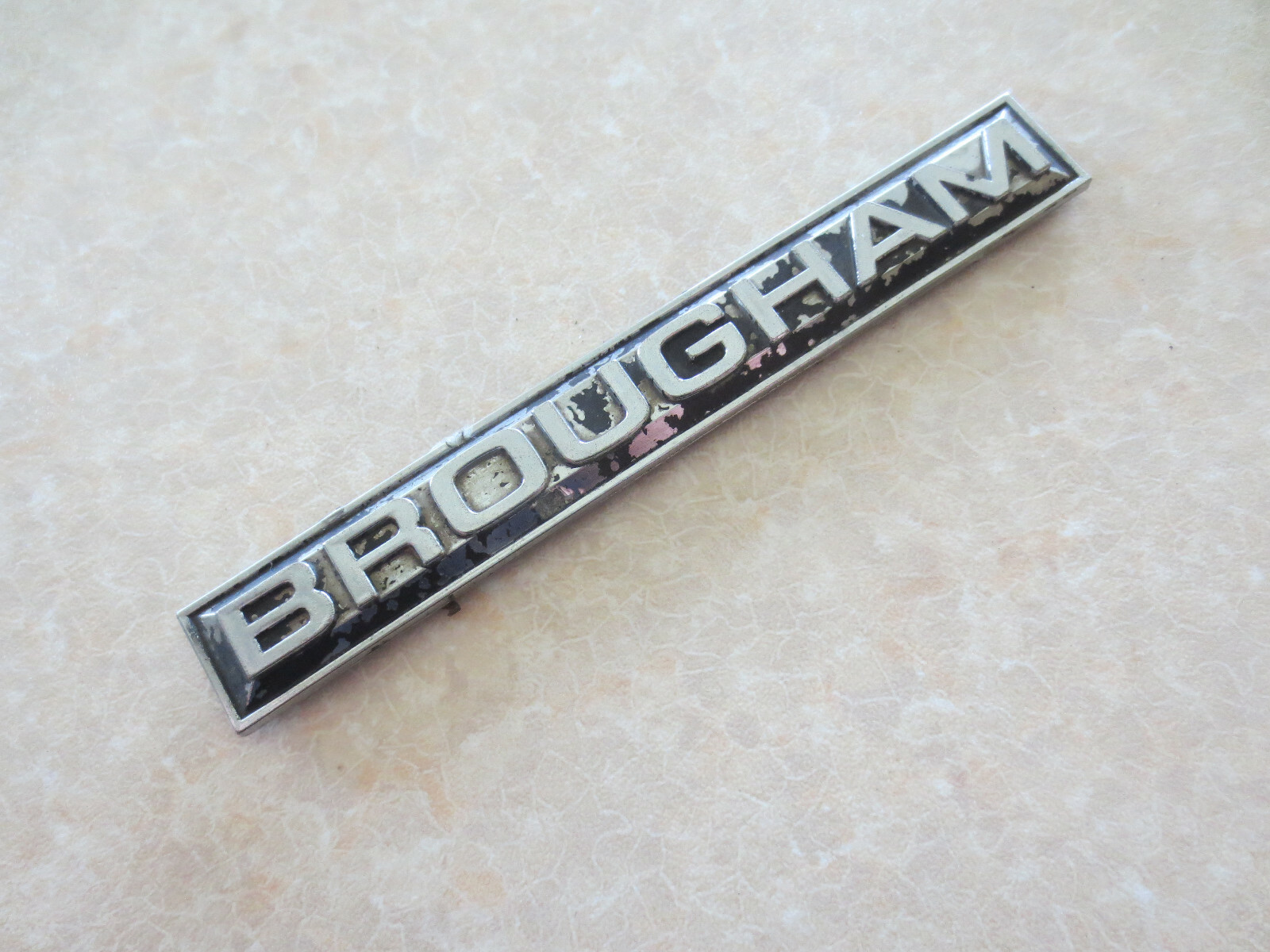 Cadillac Brougham car metal badge / emblem - | eBay