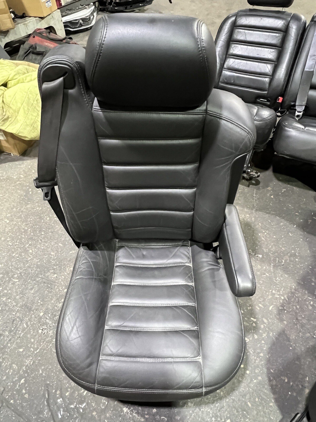 💥 OEM 2003-2007 Hummer H2 Ebony Leather FRONT REAR Seat Set | eBay