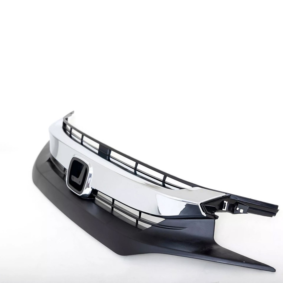 Chrome Front Bumper Grille For 2016-2018 Honda Civic Sedan Ho1200231 16 ...