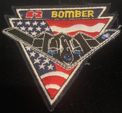 SUPER COOL B2 BOMBER EMBROIDERED PATCH~SPIRIT~ABOUT 3 1/2" X 3"~NICE 4 ...