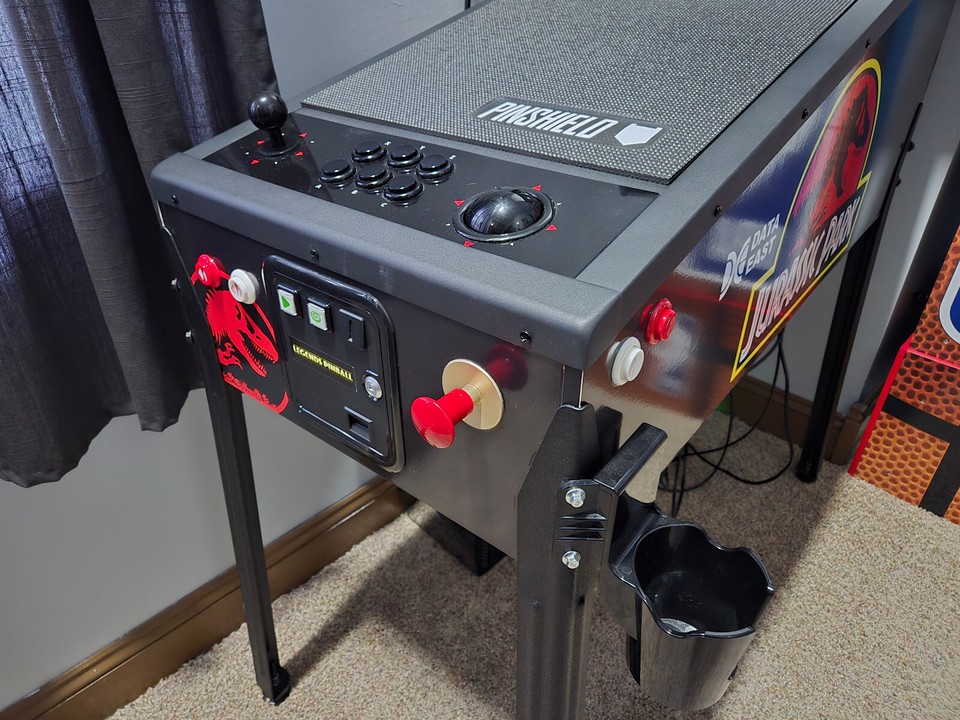 AtGames Legends Digital Pinball Machine - Fully Modded! Jurassic Park ...