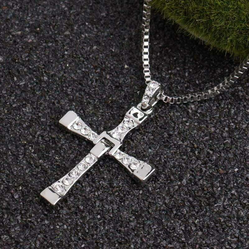 Fast and Furious Movie Dominic Toretto's Cross CZ Necklace (Pendant ...