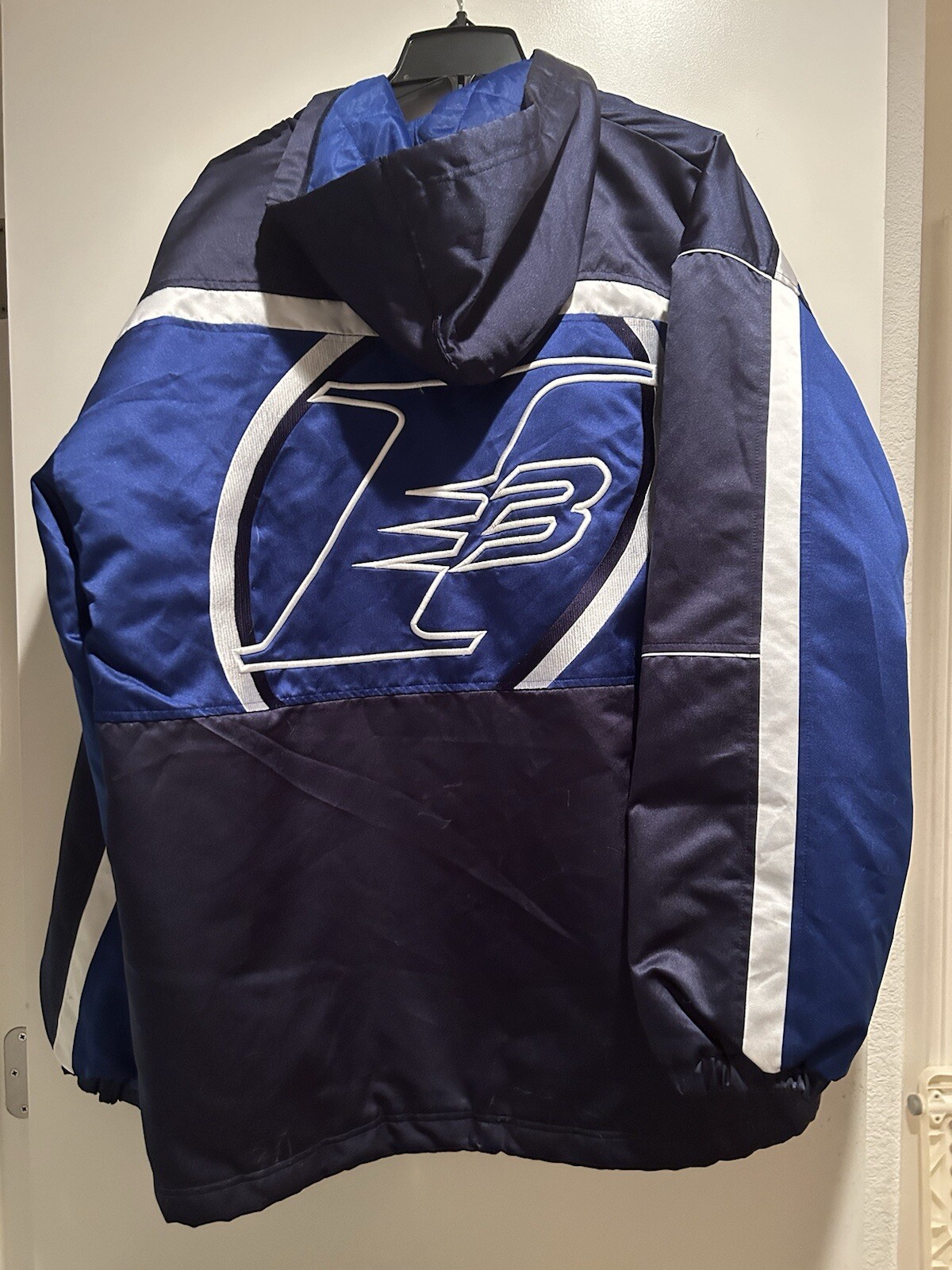 Vintage NBA ALLEN IVERSON JACKET PARKA MENS XL REEBOK… - Gem