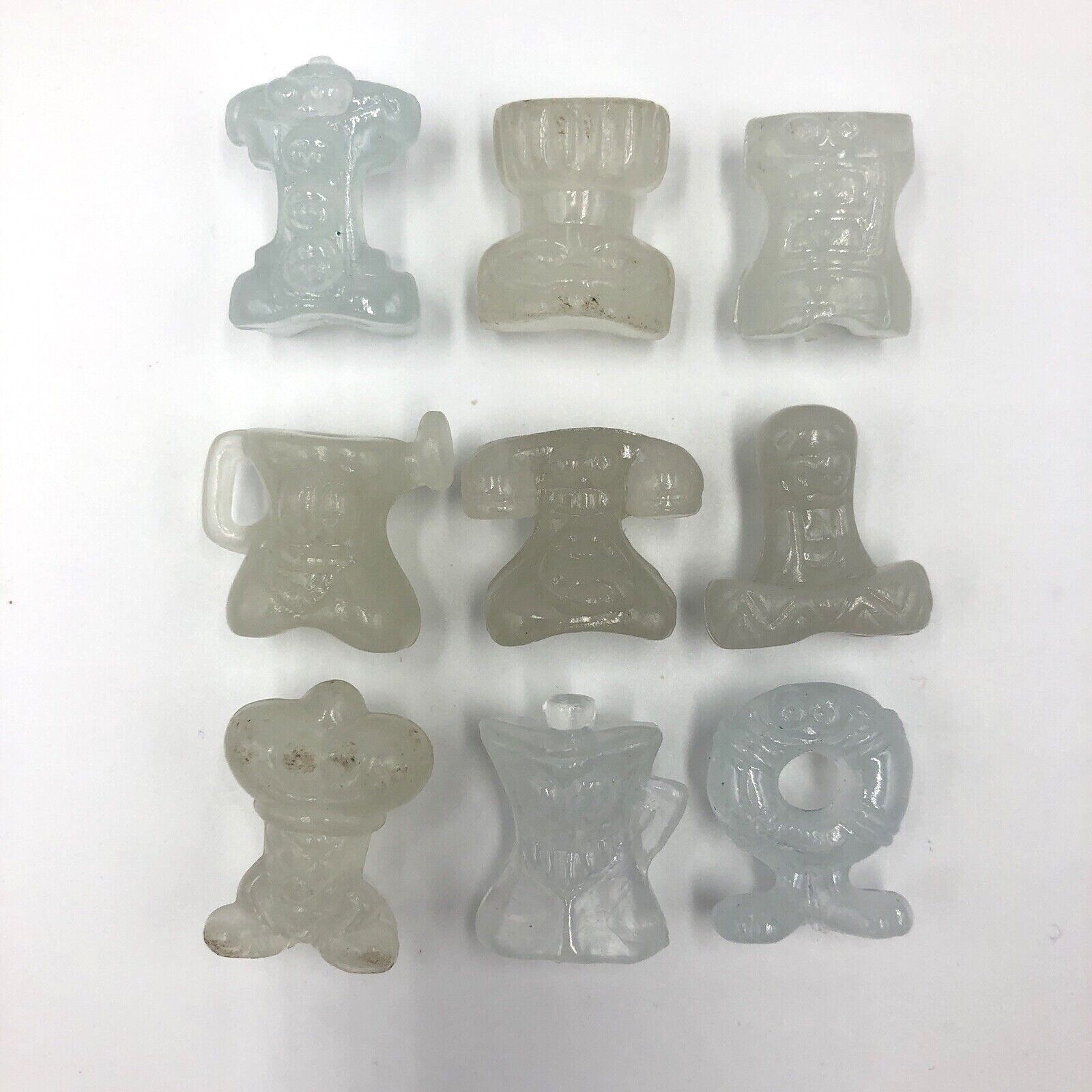 9 Glow in the Dark 1996 CLASSIC THINGS SERIES Gogos Crazy Bones Glowies ...