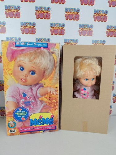 Mémé Meme' Meme So the Dreamer Doll 1990 GiG Galoob Baby Face Memè ...