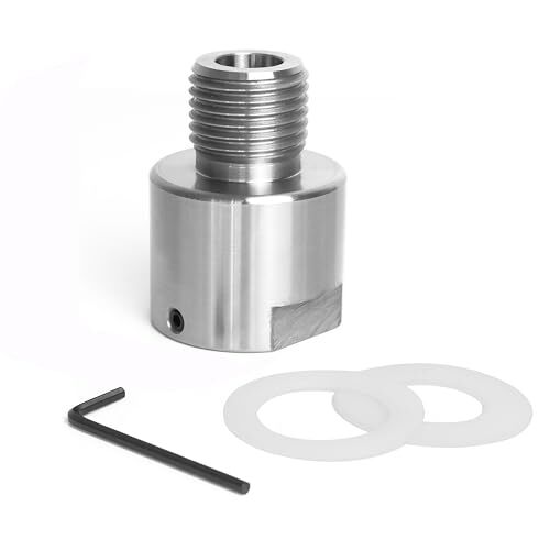 1" x 8TPI Female to 3/4"X16 TPI Male Thread Adaptor Woodworking Lathe ...