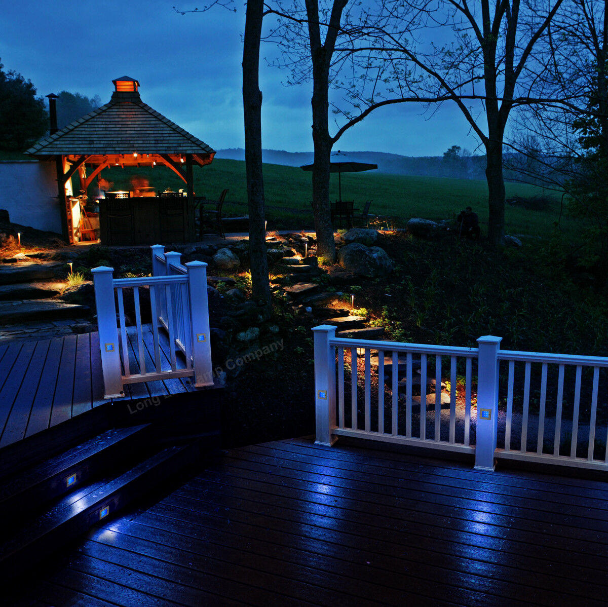 Mini LED Brick Light Outdoor Step Wall Light 70mm Square IP54 Cool or ...