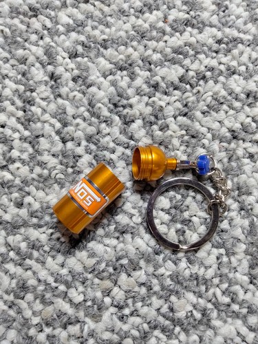 NOS Nitrous Key Chain Stash Box Auto Accessory Gold | eBay