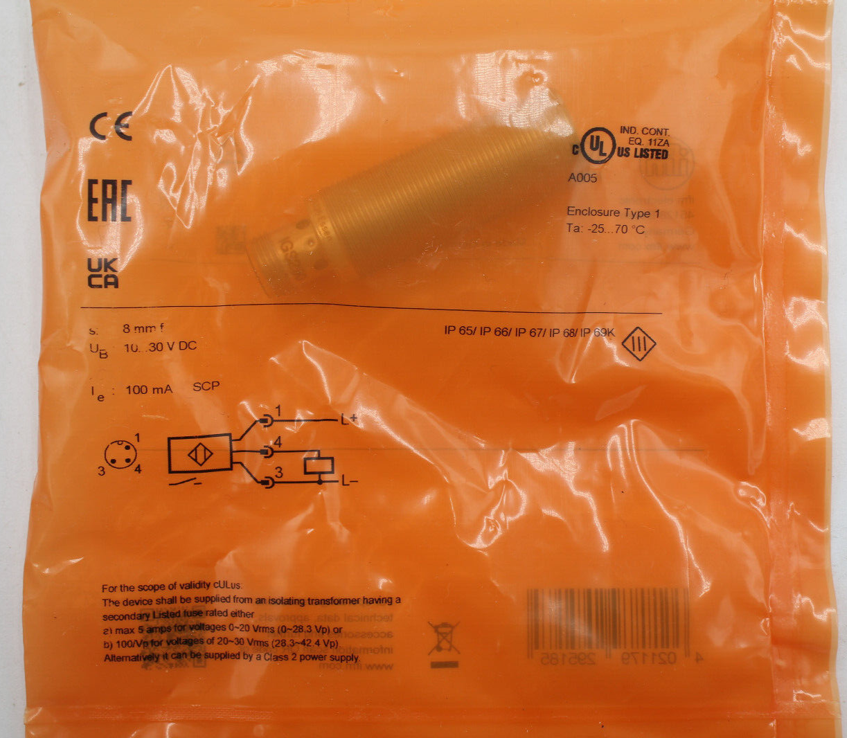 Inductive sensor IFM electronic IGS290 for sale online | eBay