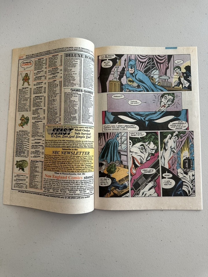 Batman #429 A Death In The Family Book 4 DC Comics 1988 High Grade NM ...