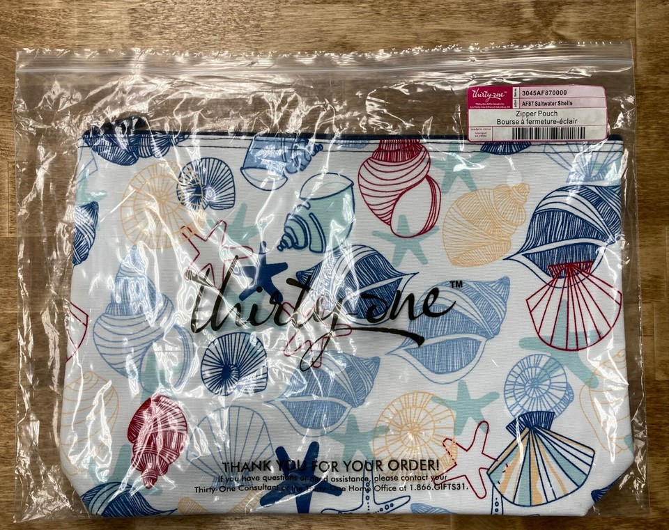 Thirty-One Large Zipper Pouch-Several Choices-NEW-SHIPPING INCLUDED | eBay