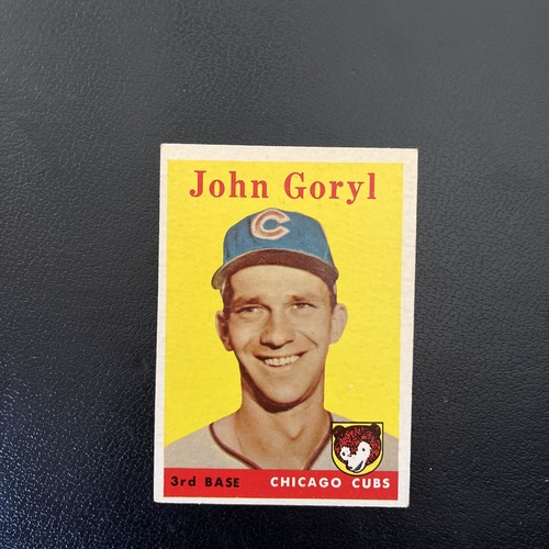 1958 Topps - Johnny Goryl #384 (RC). Near Mint … | eBay