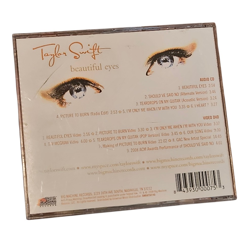 Taylor Swift Beautiful Eyes CD | eBay