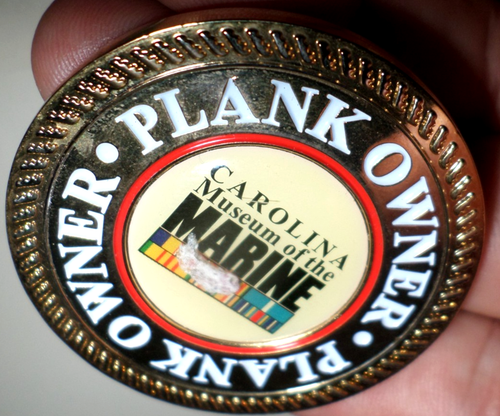 CHALLENGE COIN CAROLINA MUSEUM OF THE MARINE PLANK COIN USED | eBay