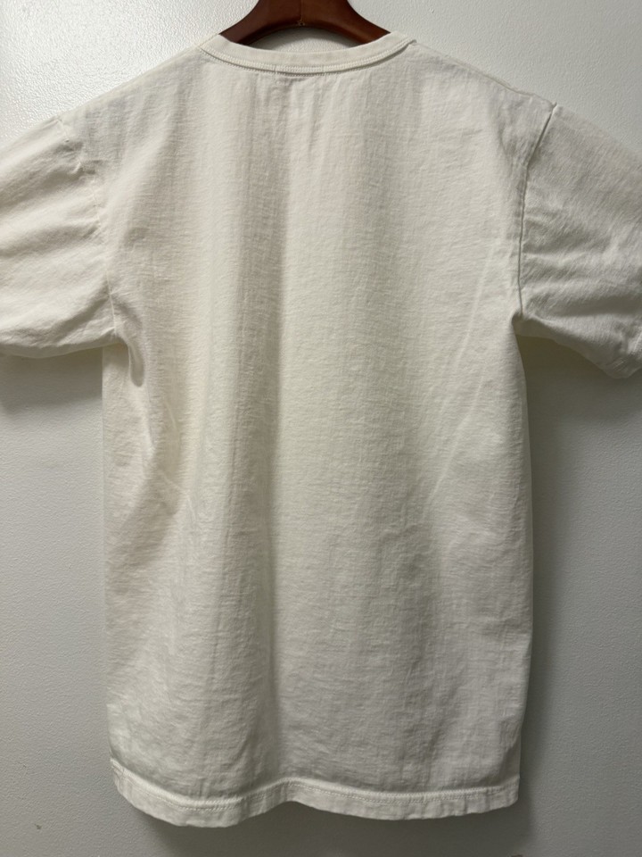 The Strike Gold Men’s White Loop Wheeled T-Shirt [Made In Japan] Size ...