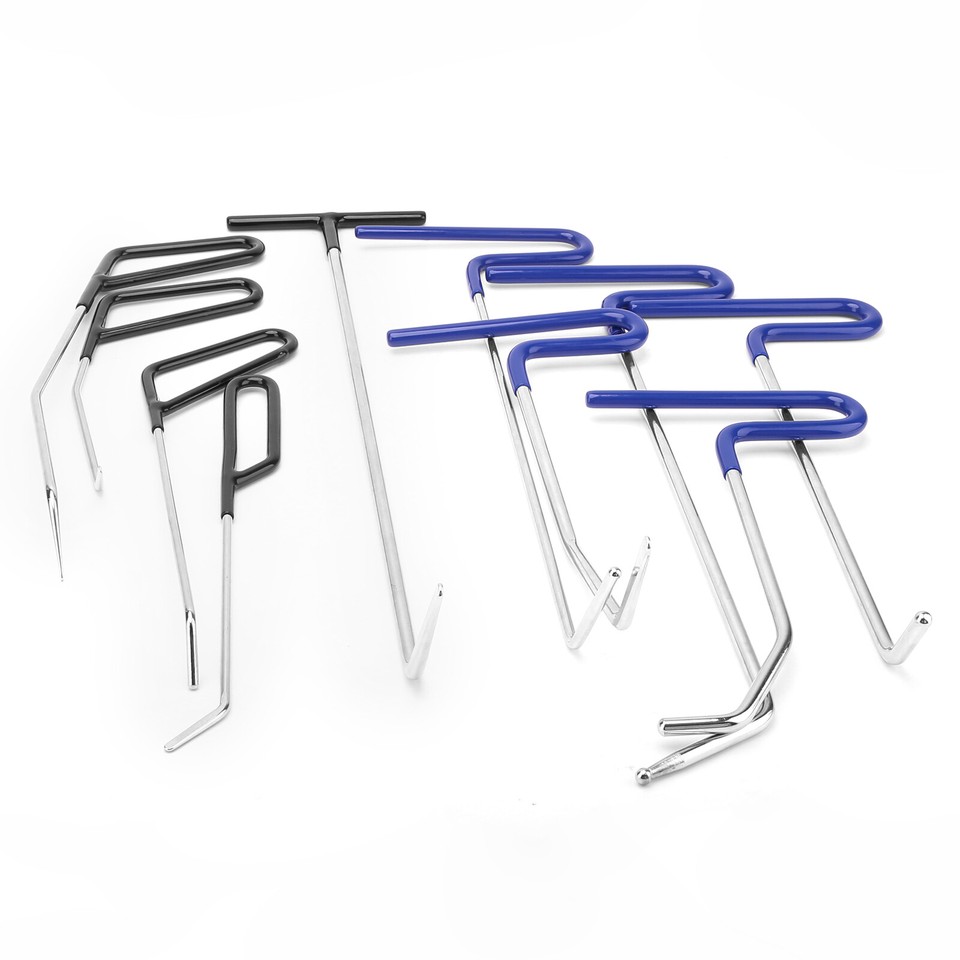 PDR 10Pcs Car Push Puller Rods Dent Removal Paintless Tools Repair ...