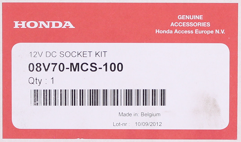 Honda - 08V70-MCS-100 - 12V D/C Accessory Socket for sale online | eBay
