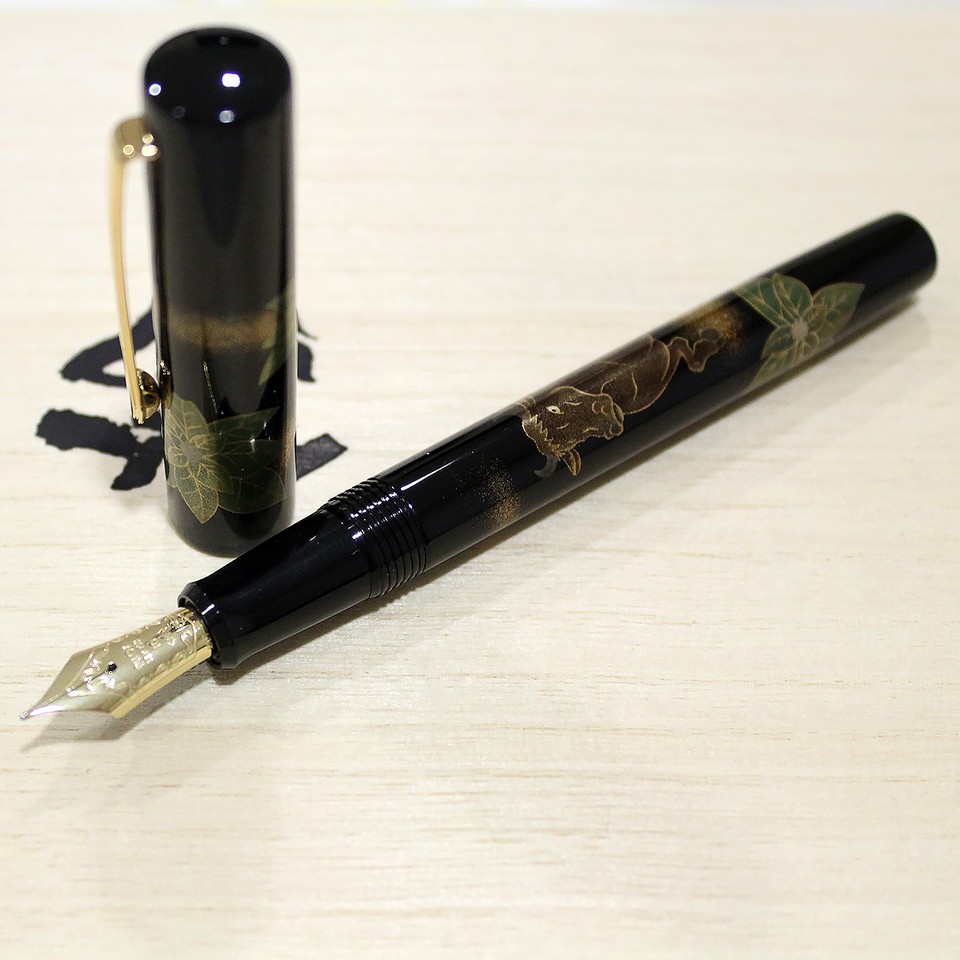 *jcr_m* PILOT NAMIKI ZODIAC "OX" MAKI-E FOUNTAIN PEN MEDIUM NIB *NEW* | eBay
