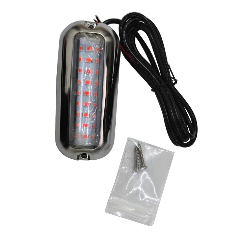 Transom Led Underwater Boat Lights 12V WHITE 6 LED 3W Underwater Boat