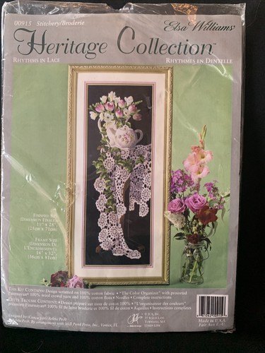 HERITAGE COLLECTION CREWEL EMBROIDERY KIT: RHYTHMS IN LACE New | eBay